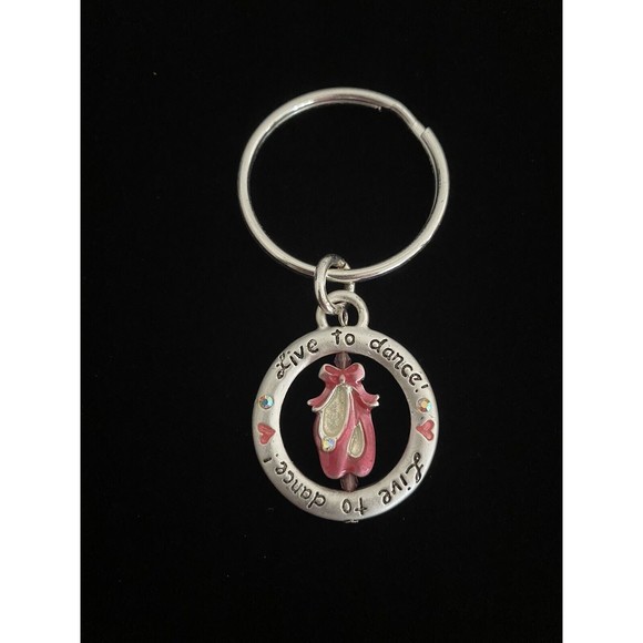 AJMC | Accessories | Vintage Ajmc Key Ring Key Chain Live To Dance ...